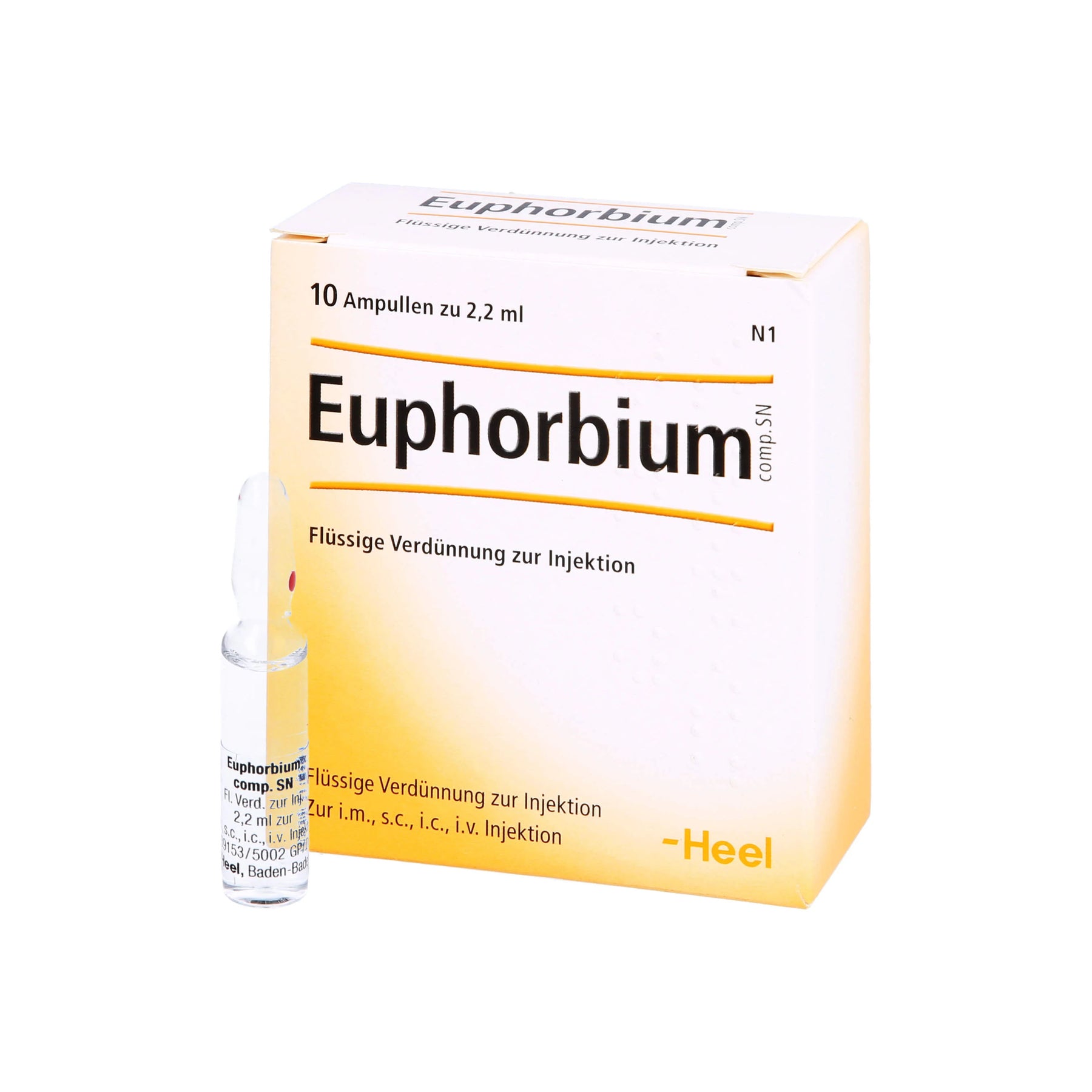 Heel Euphorbium Compositum 10 Ampoules – Urenus
