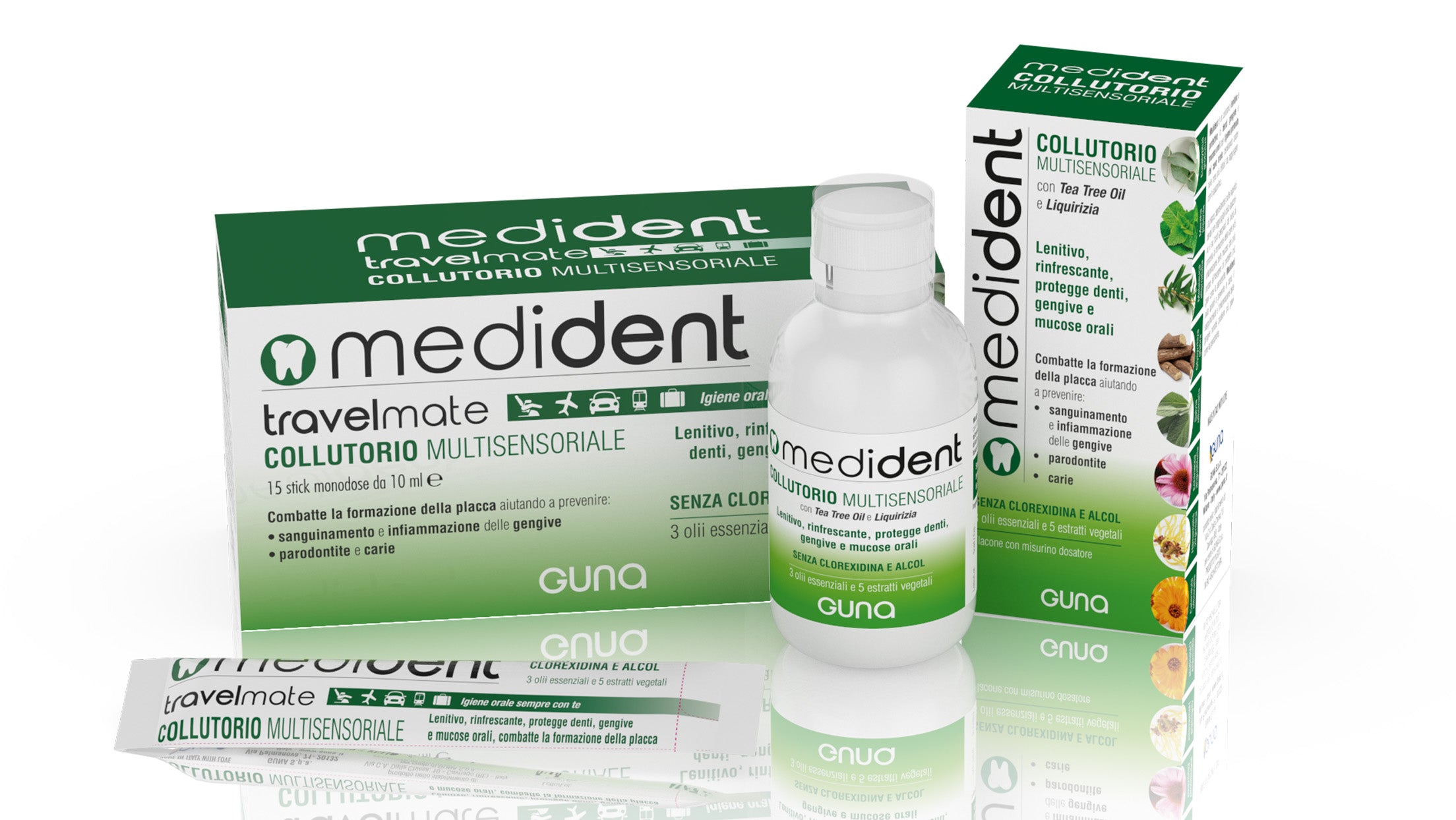 Medident Multisensory Mouthwash 250ml for inflamed Gums Prevents Bleed ...