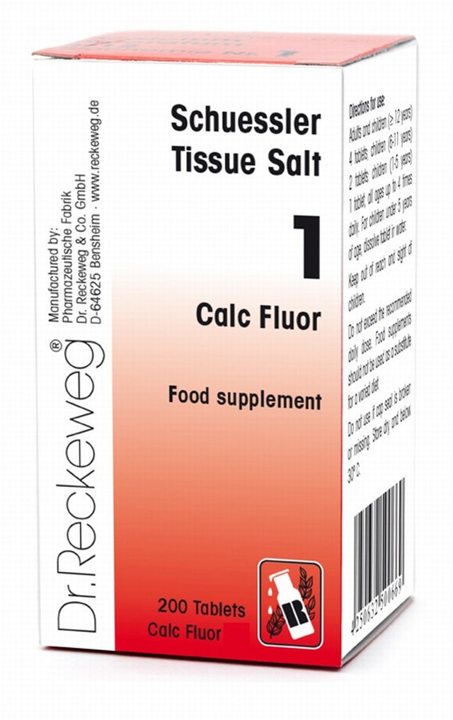 Schuessler Tissue Salt CALC FLUOR (No. 1) – Urenus